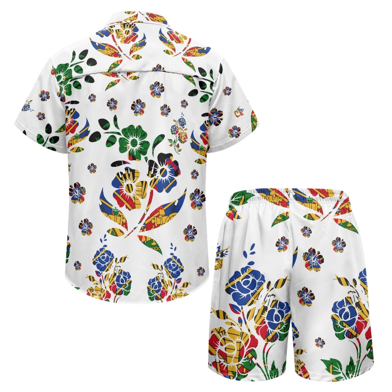 TMMG HAITI NATIONAL FLOWER CHOUBLAK CABANA SET