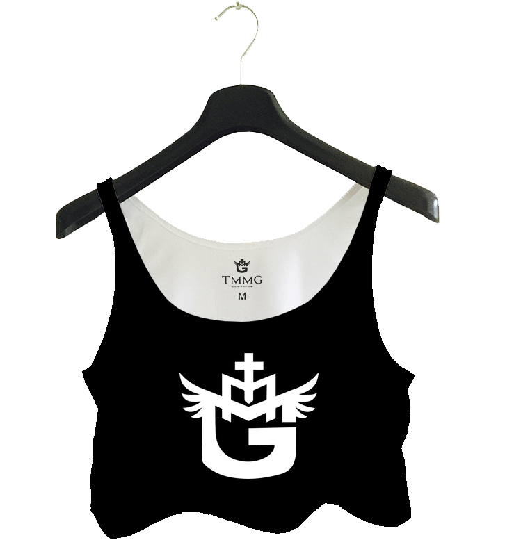 TMMG LOGO TANK TOP CROP TOP