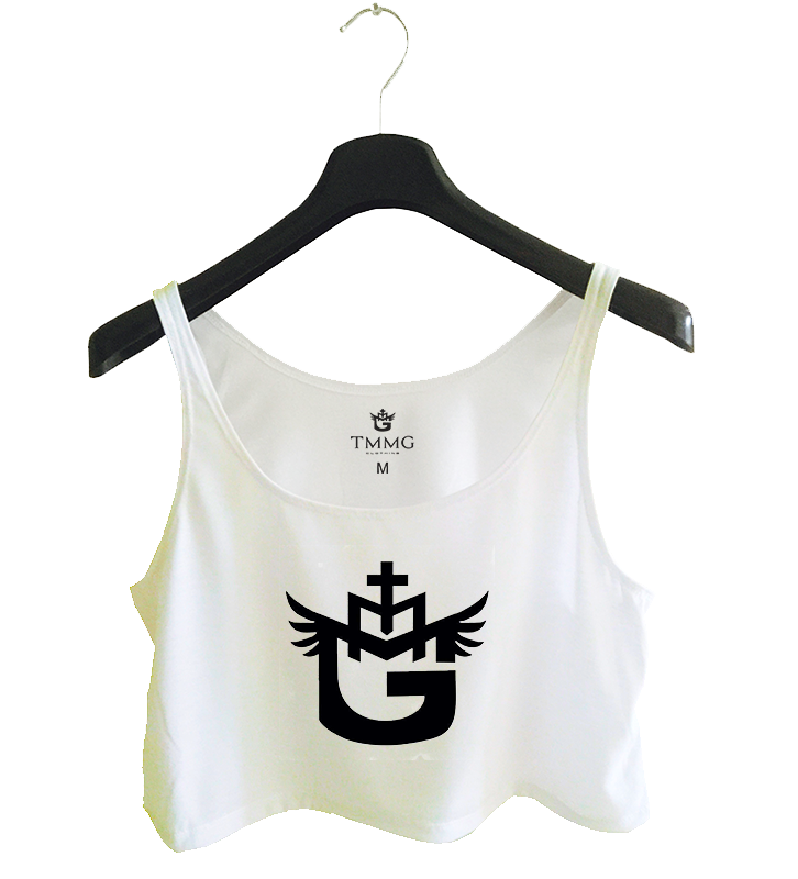 TMMG LOGO TANK TOP CROP TOP