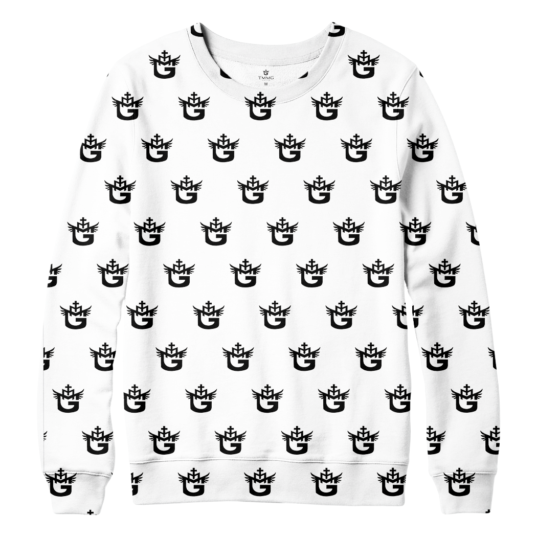 TMMG LOGO ALL OVER SWEATER
